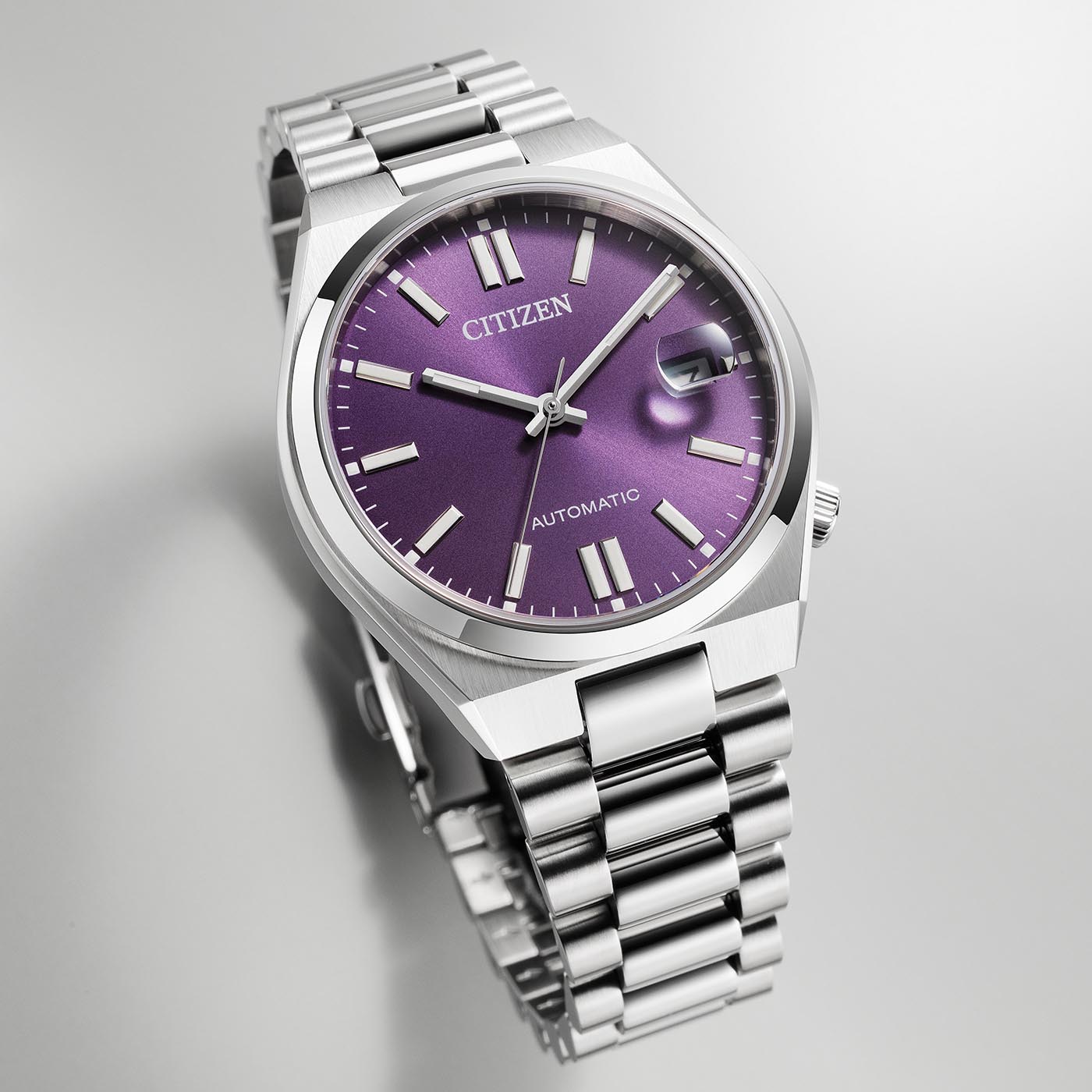 NJ0200-50W Male Stainless steel purple Citizen Onlineshop