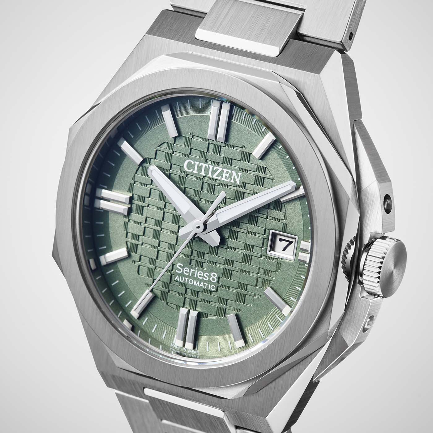 NB6080-51W Male Stainless steel lightgreen ø 39.85mm Citizen Onlineshop