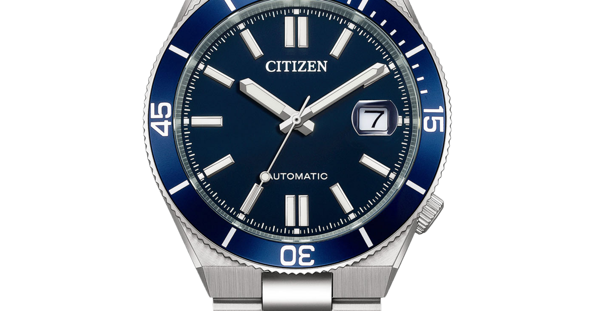 NJ0230-59L Male Stainless steel dark blue ø 40mm Citizen Onlineshop