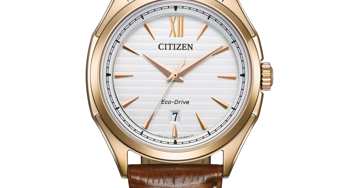 AW1753-10A Male Leather champagner ø 41.2mm Citizen Onlineshop